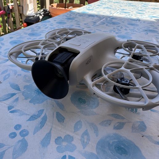 🛸 Lens hood for DJI Neo・Free STL File for 3D printing・Cults