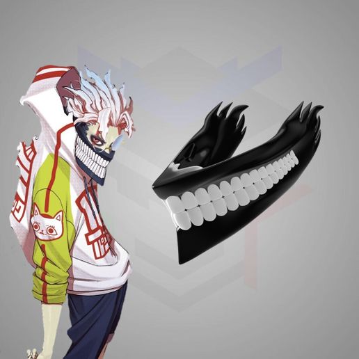 🎭 Okarun's Mask - DanDaDan・ 3D File for 3D printing・Cults