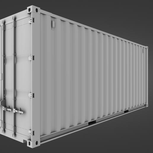 🚆 H0/TT optimized realistic ISO containers set・ STL File for 3D ...
