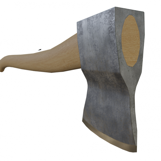 3D file Wooden Hatchet Axe 🪵 ・Model to download and 3D print・Cults