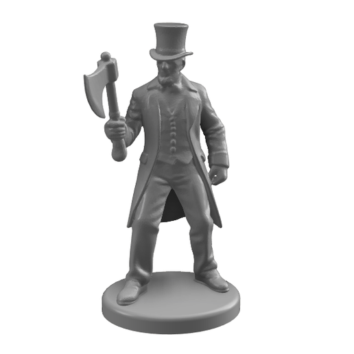 😡 Angry Abe - Tabletop Wargaming or D@D Mini・Free STL File for 3D ...