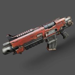 3D printed MK2 Space Rifle Display/Cosplay Prop • made with BambuLab ...