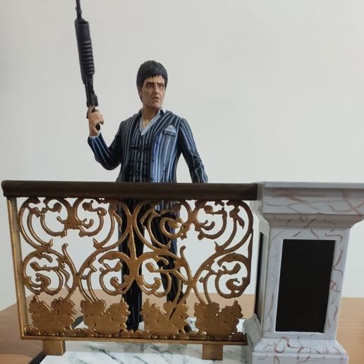 🎨 Diorama Scarface Fanmade・Fichier STL pour Impression 3D・Cults