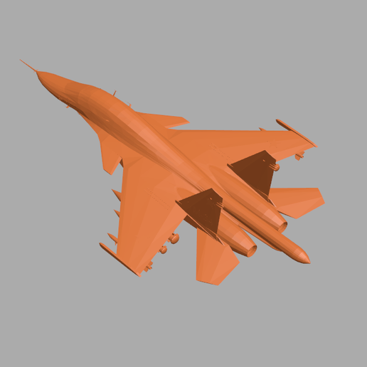 🏠 Sukhoi Su-34 Fullback・ STL File for 3D printing・Cults