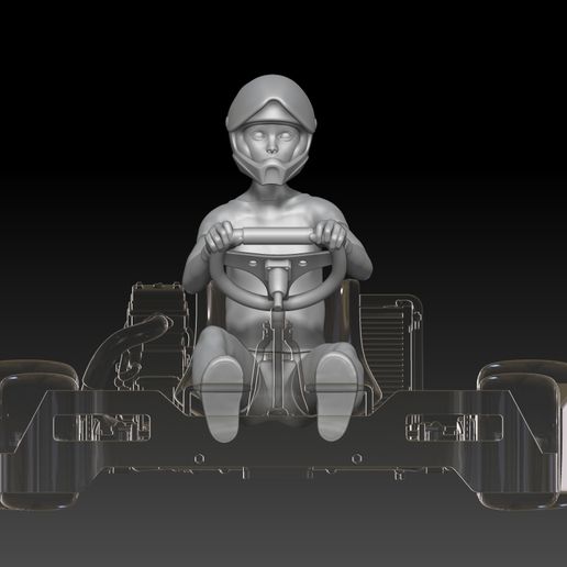 👧 go kart girl 3・ STL File for 3D printing・Cults
