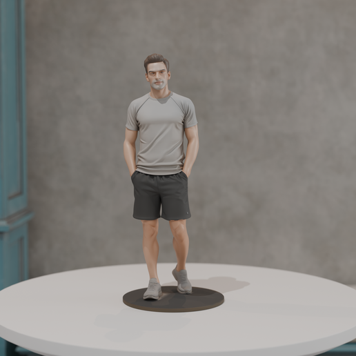 ♂️ male model man・ 3D File for 3D printing・Cults