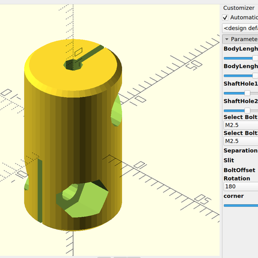 🚁 RC Shaft coupling・Free 3D File for ・Cults