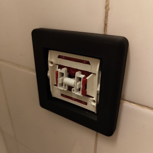 STL file ELKO S16 wall switch frame 🖼️ ・Template to download and 3D ...