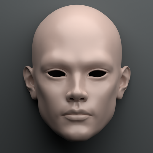 👫 Adam - 3D Printable BJD Head High-Detail Sculpt for Doll Making and ...
