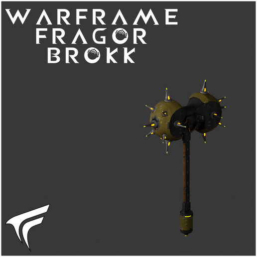 🦸 [Warframe] Fragor Brokk・ STL File for ・Cults
