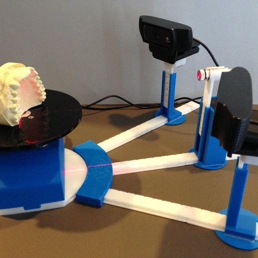 Free STL file Print Your Own 3D Scanner Kit (for IntriCAD Triangle ...