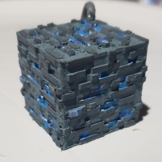 STL file Minecraft Ore Cube ♦️ ・3D print design to download・Cults