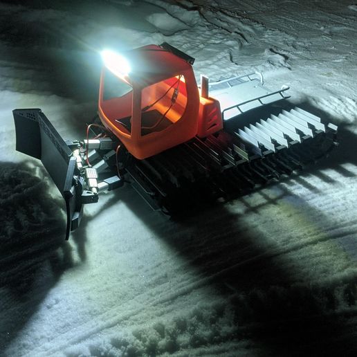 🌨️ 1/14 Snowcat - Snow Dozer・3D Print with the H2D 3D printer・Cults