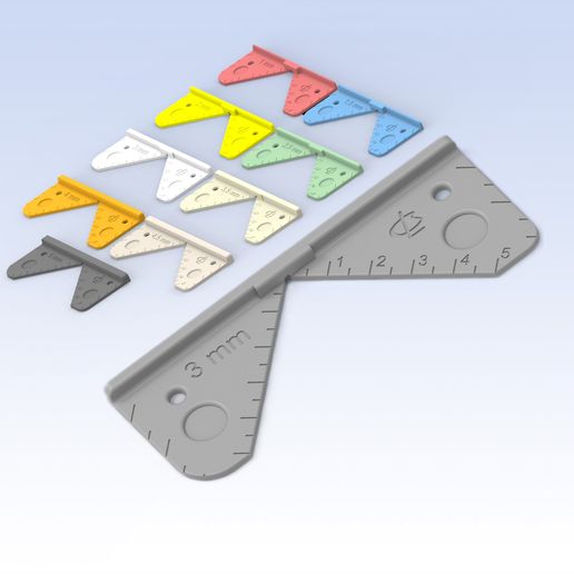 🛠️ Bookbinding angle 9-piece set 1 mm to 5 mm corner cutter Corner ...