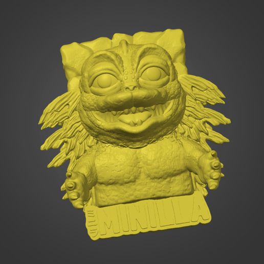 STL file Godzilla Minilla 🦖 ・3D printing template to download・Cults