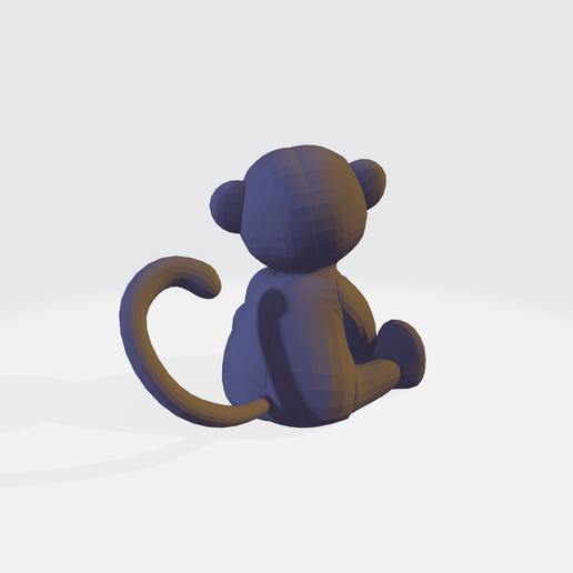 STL file Monkey - 3d model 🐒 ・3D printer design to download・Cults