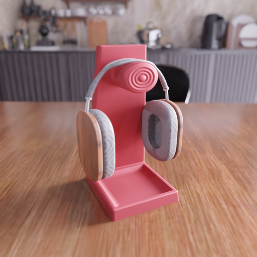 📁 3D Decorative Headset Stand STL File - 413・ STL File for 3D printing ...