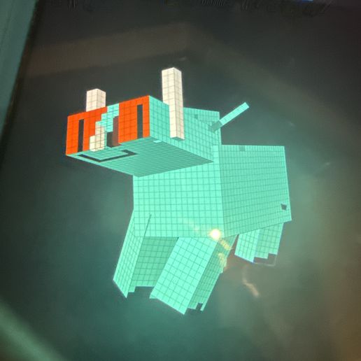 🐘 Elephant blocky block bench Minecraft action figure・ 3D File for 3D ...