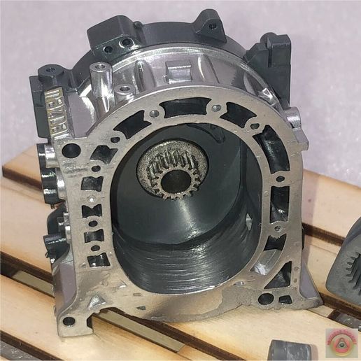 🚗 MAZDA WANKEL SINGLE ROTOR - ROTARY ENGINE・ STL File for ・Cults