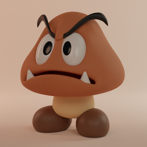 🐢 Goomba・ 3D File for ・Cults