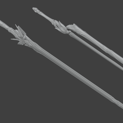 ⚔️ YANQING'S SWORDS - HONKAI STAR RAIL・ STL File for 3D printing・Cults