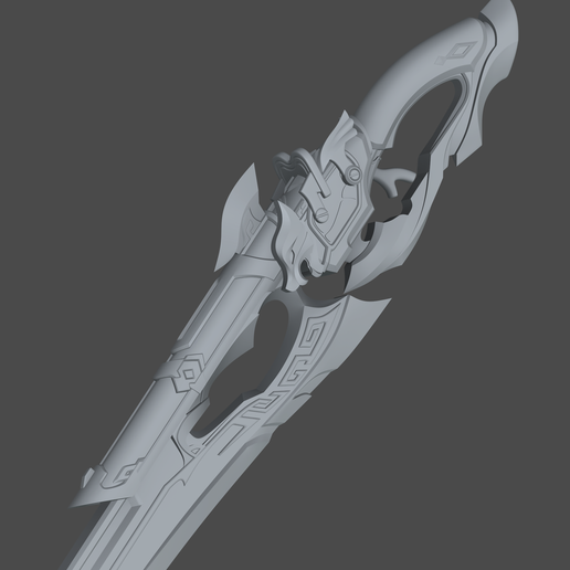 ⭐ Honkai Star Rail Feixiao Gun Sword 3d print・ 3D File for 3D printing ...