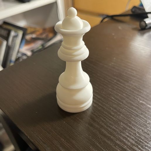 ♟️ Chess Queen・Free STL File for 3D printing・Cults