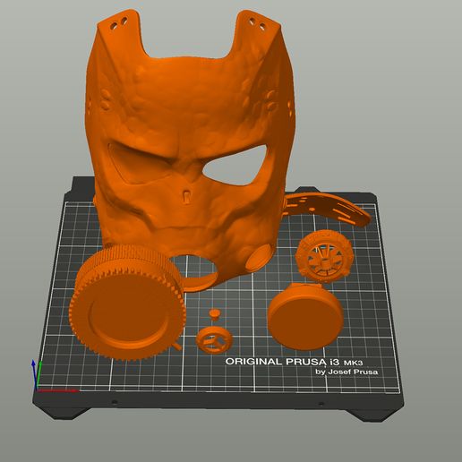 🎮 Krieg's Psycho mask - Borderlands・ 3D File for 3D printing・Cults
