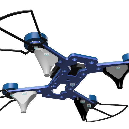 quadcopter frame stl