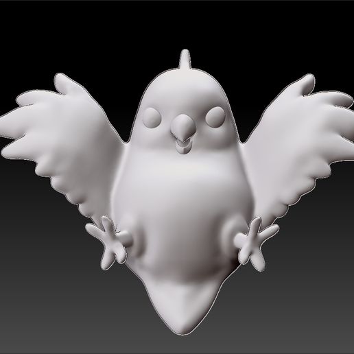 🐦 cute bird - decorative bird - bird for kids・ STL File for 3D printing ...