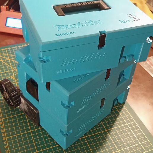 🧰 Mini Toolbox suitable for Makita sytainers・ STL File for 3D printing ...