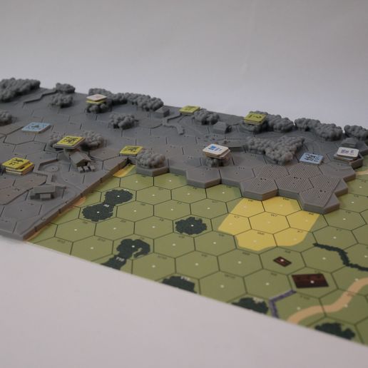 🎲 Advanced Squad Leader - Board 4・ STL File for 3D printing・Cults