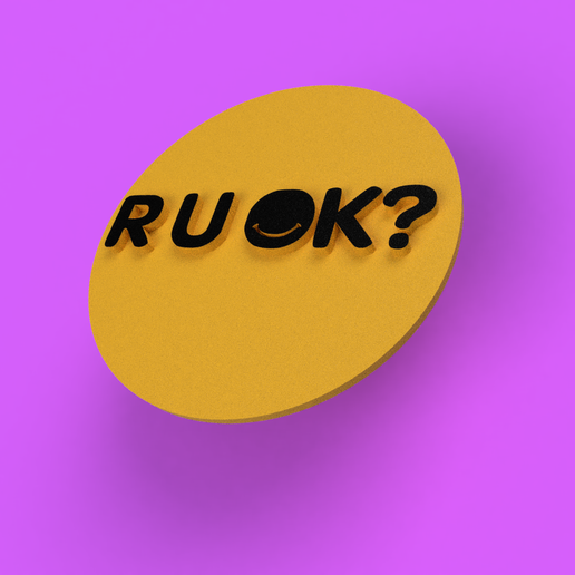 STL file RUOK? Cookies 🎨 ・3D printing model to download・Cults