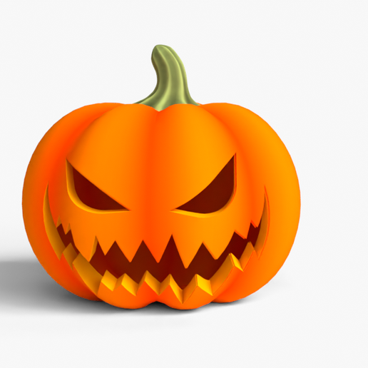 🎃 Stylized Evil Pumpkin Halloween Decor 3D Model・ STL File for 3D ...