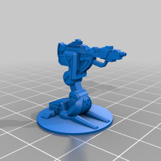 Free STL file Space skirmish turret 🛰 ・3D printer design to download・Cults