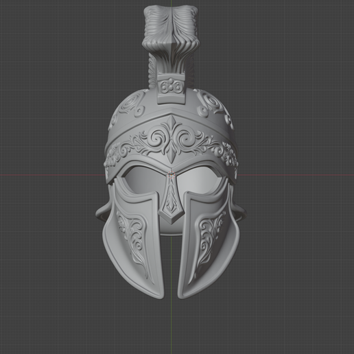 🪖 Gladiator Helmet STL – Ornate Ancient Warrior Armor 3D Printable Mask ...