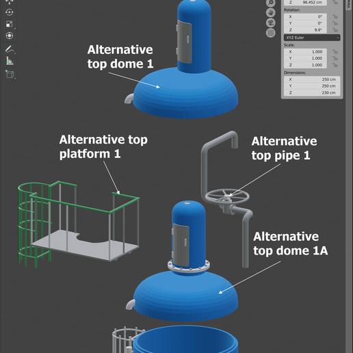 Free STL file Liquids storage tank, 1:43, 1-st upgrade kit 🪖 ・3D ...
