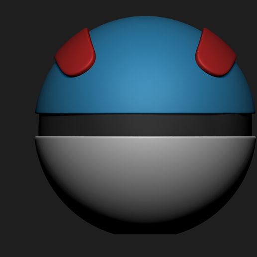 🐉 Pokemon Greatball・Free STL File for ・Cults