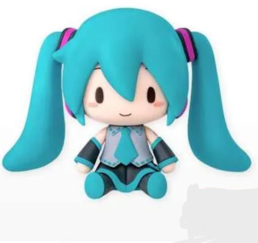 👽 MIKU chibi・ OBJ File for 3D printing・Cults
