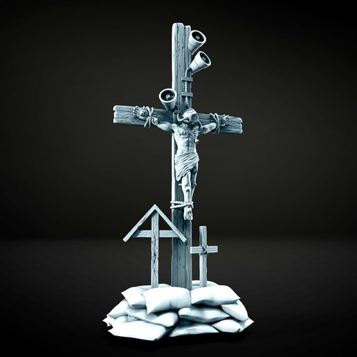 🔉 Trench Crusade - Metachrist Speaker v1・ STL File for 3D printing・Cults