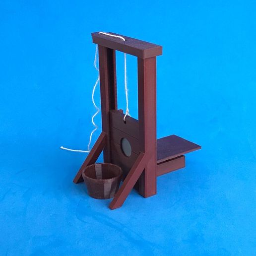 🦸 Medieval miniature guillotine for playmobil scale figures・ STL File ...