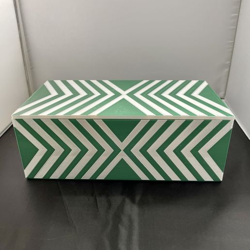 📦 Large Decorative Box with Lid Multi Material Color・ STL File for ・Cults