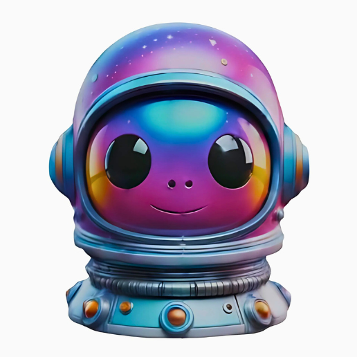 STL file rainbow spaceman OMNI 🌈 ・3D printable model to download・Cults