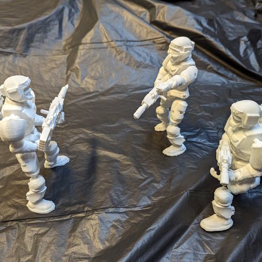 💂 Imperial Guard Action Figure・Free STL File for 3D printing・Cults