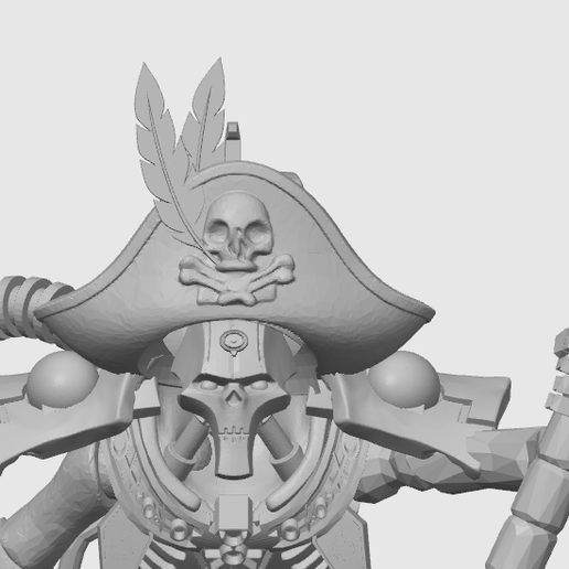 🛰 Space pirate zombie Overlord (Sealord)・Free STL File for 3D printing ...