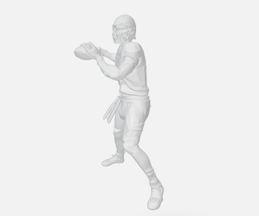 🏈 Joe Burrow - Figure・ OBJ File for 3D printing・Cults