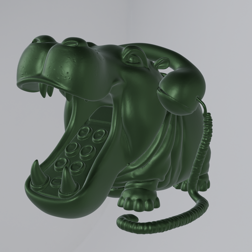 🦏 Rhino phone・ STL File for 3D printing・Cults