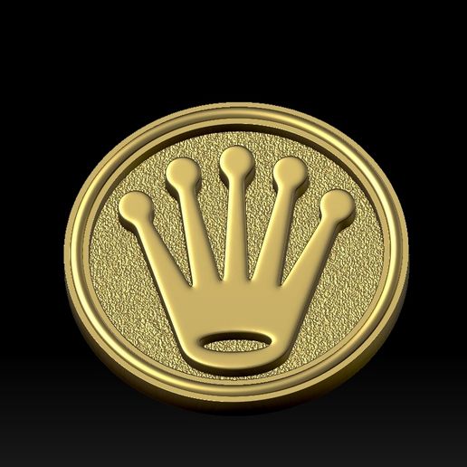 STL file Logo Rolex Pendant 3D print model ️ (OBJ)・3D print design to ...