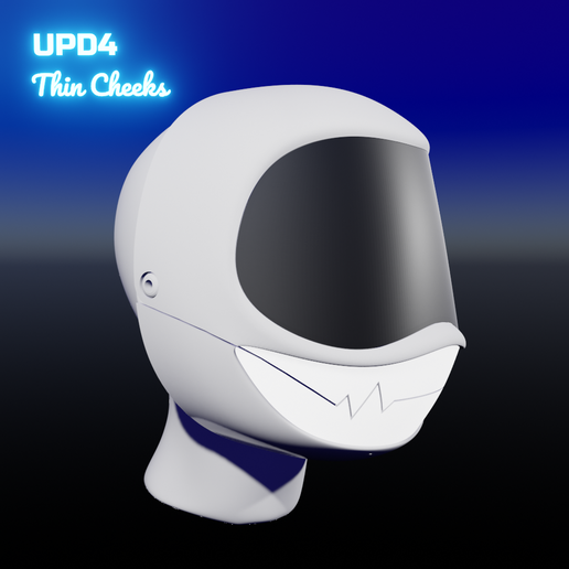 🤖 Murder Drones Mask (v2) with Articulated Jaw・ STL File for 3D printing・Cults