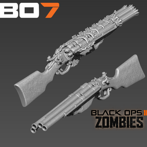 🦸 Blundergat 3d model black ops 7 and bo2 zombies・ OBJ File for 3D ...